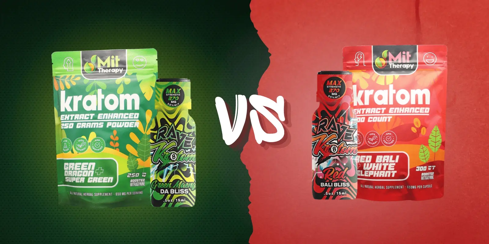 Red vs Green Kratom: Find the Right Strain | MIT Therapy