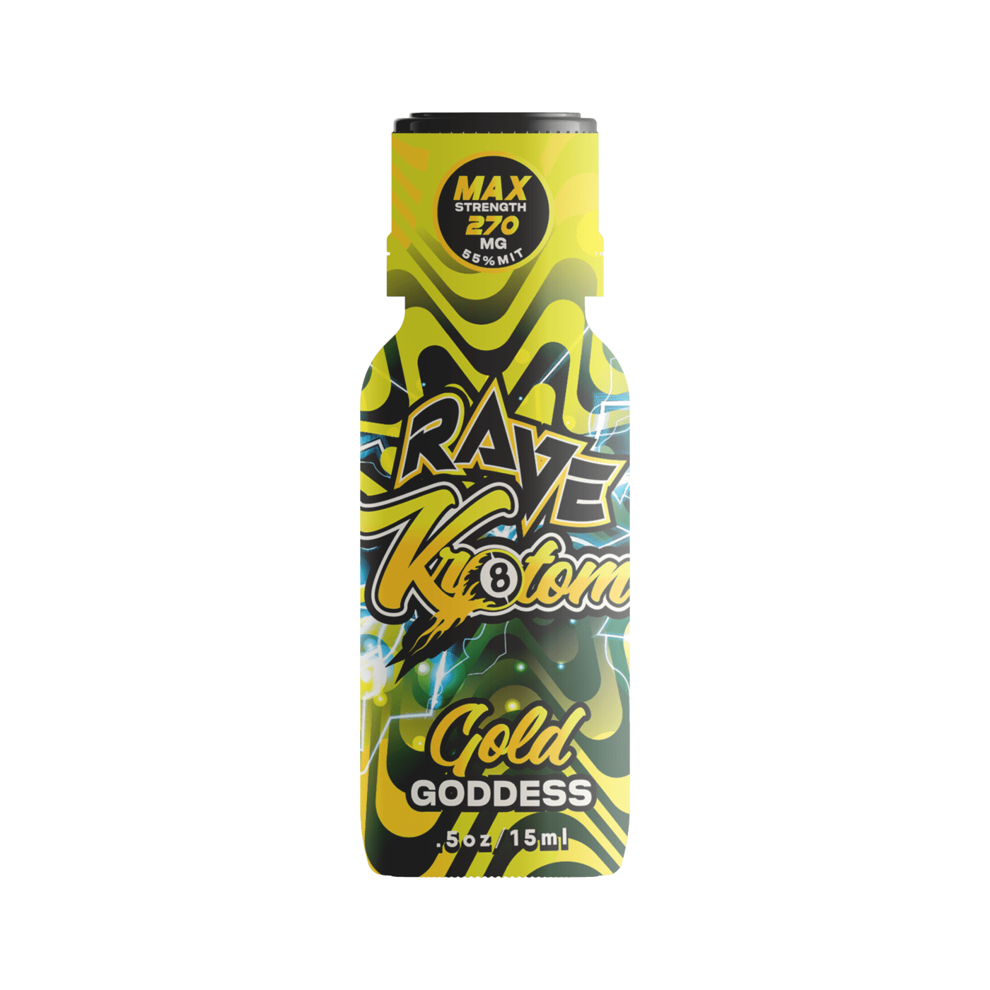 Buy Rave Gold Goddess Kratom Extract Shot – Citrus Flavor 140mg ...
