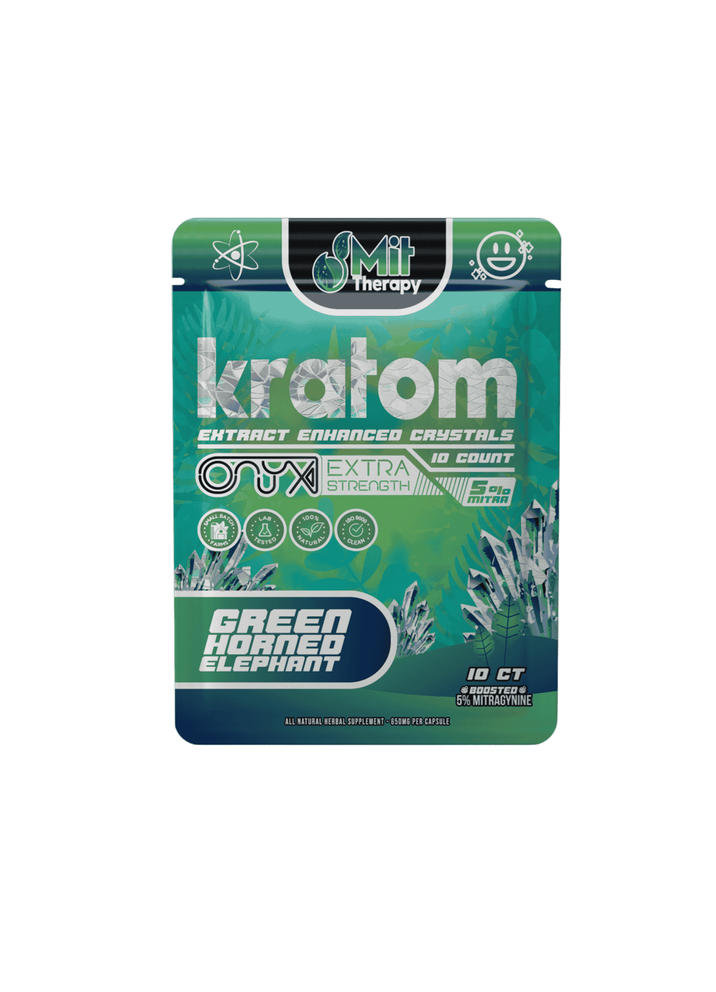 MIT Therapy ONYX-Green Horned Elephant - 10ct Capsules